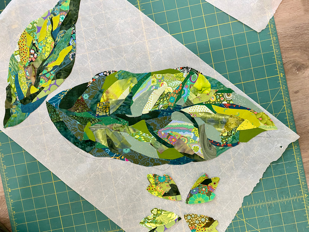 Parchment Pressing Technique – Collage Quilter