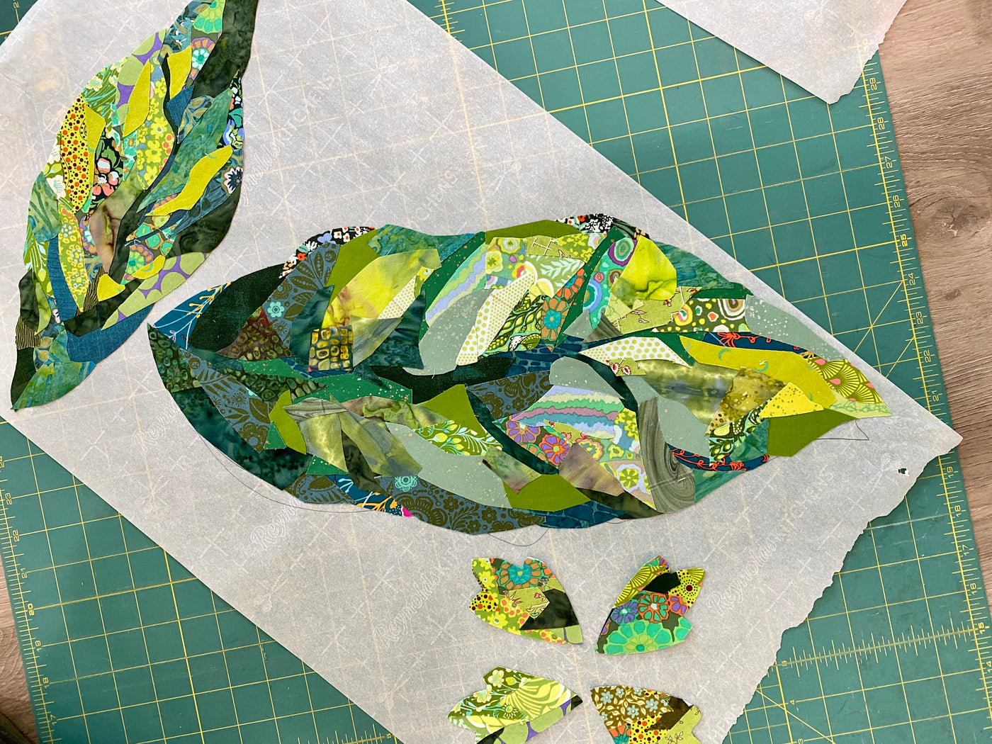 Parchment Pressing Technique – Collage Quilter
