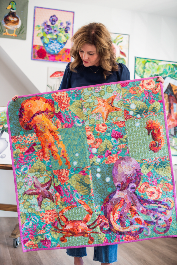 Virtual Trunk Shows with Emily – Collage Quilter