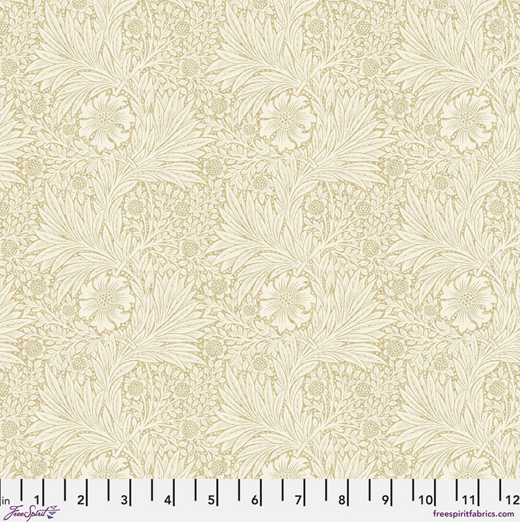 Marigold in Tan – Collage Quilter