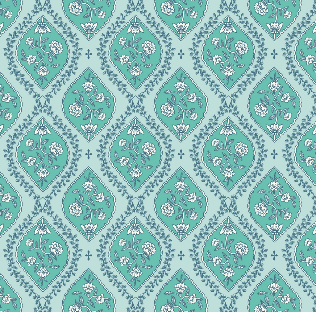 Teardrop in Spring Green – Collage Quilter
