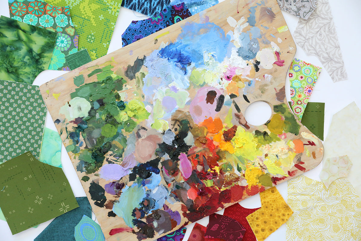 5 Tips for Selecting Fabric for Collage – Collage Quilter