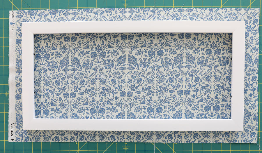 How to Make a Fabric Wrapped Frame – Collage Quilter
