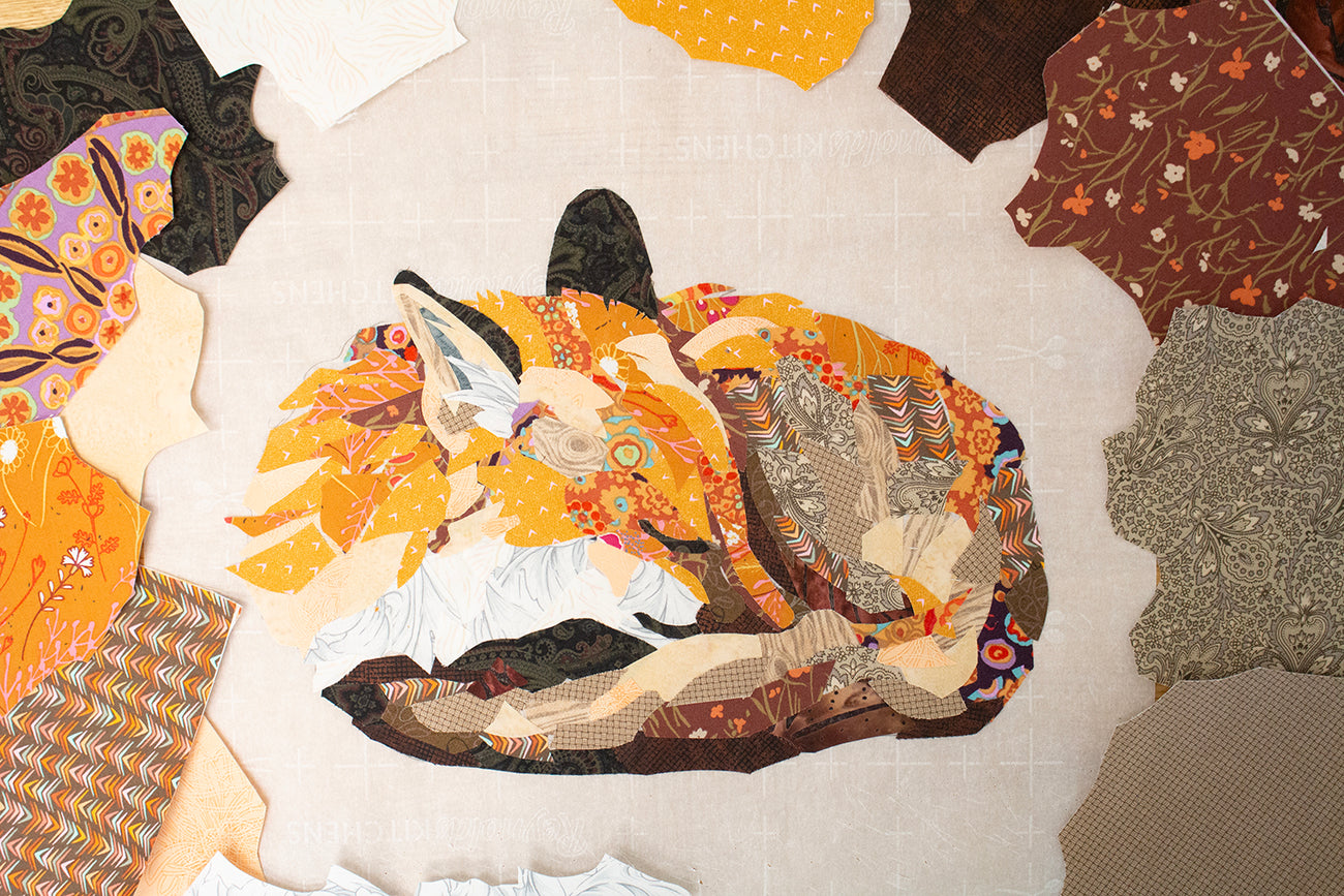 The Fox Downloadable Pattern – Collage Quilter