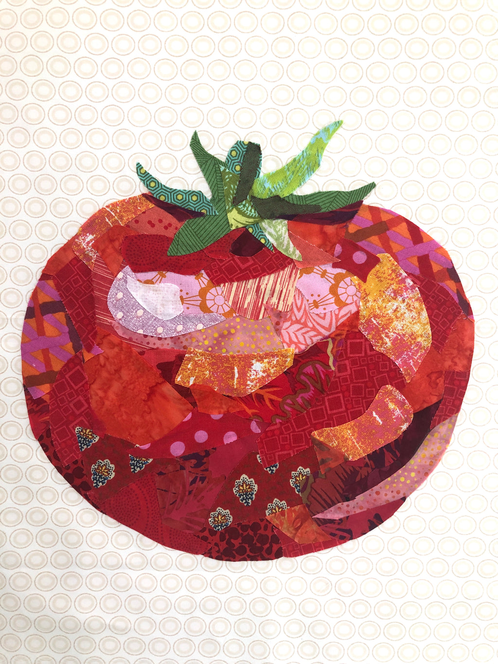 Harvest Tomato Downloadable Pattern – Collage Quilter