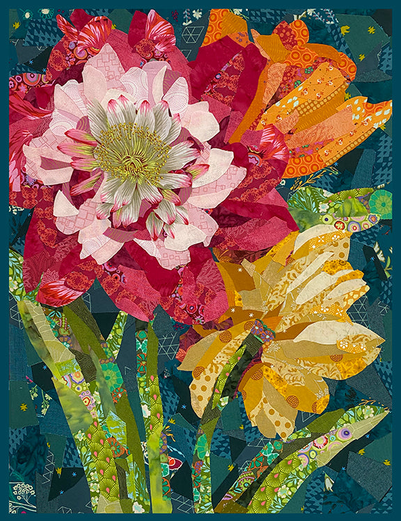 June Bloom Downloadable Pattern – Collage Quilter