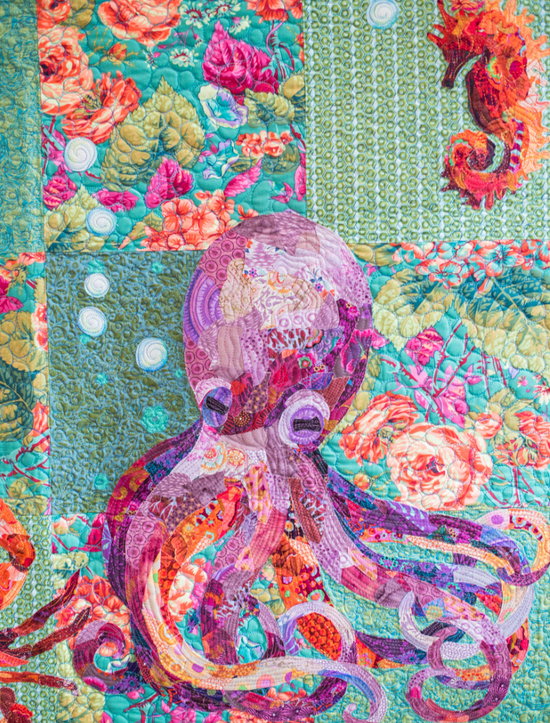 Octopus Garden – Collage Quilter