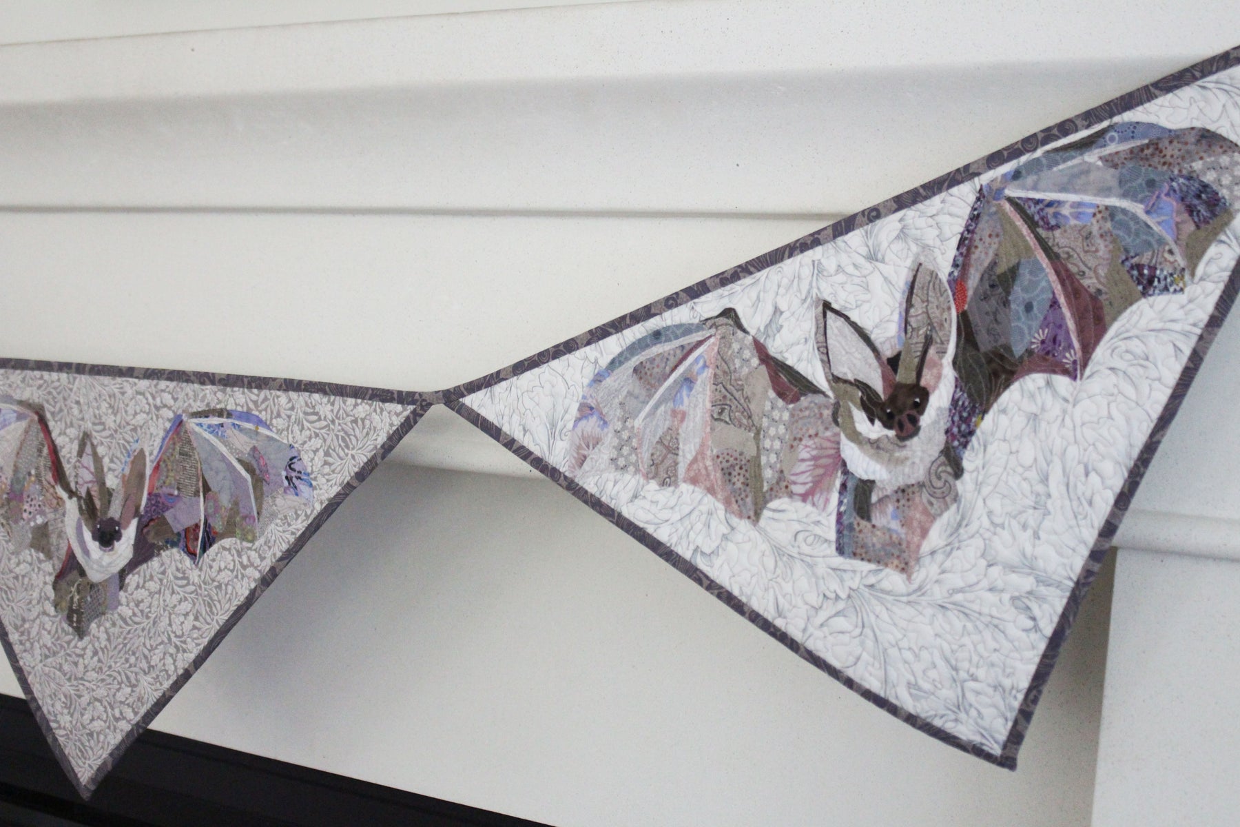 Batty Banner Downloadable Pattern – Collage Quilter