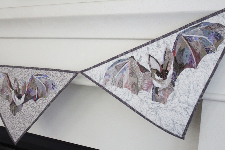 Batty Banner Downloadable Pattern – Collage Quilter