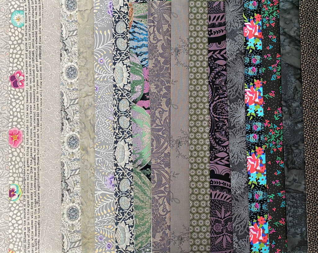 Gray-Black Fabric Bundle – Collage Quilter